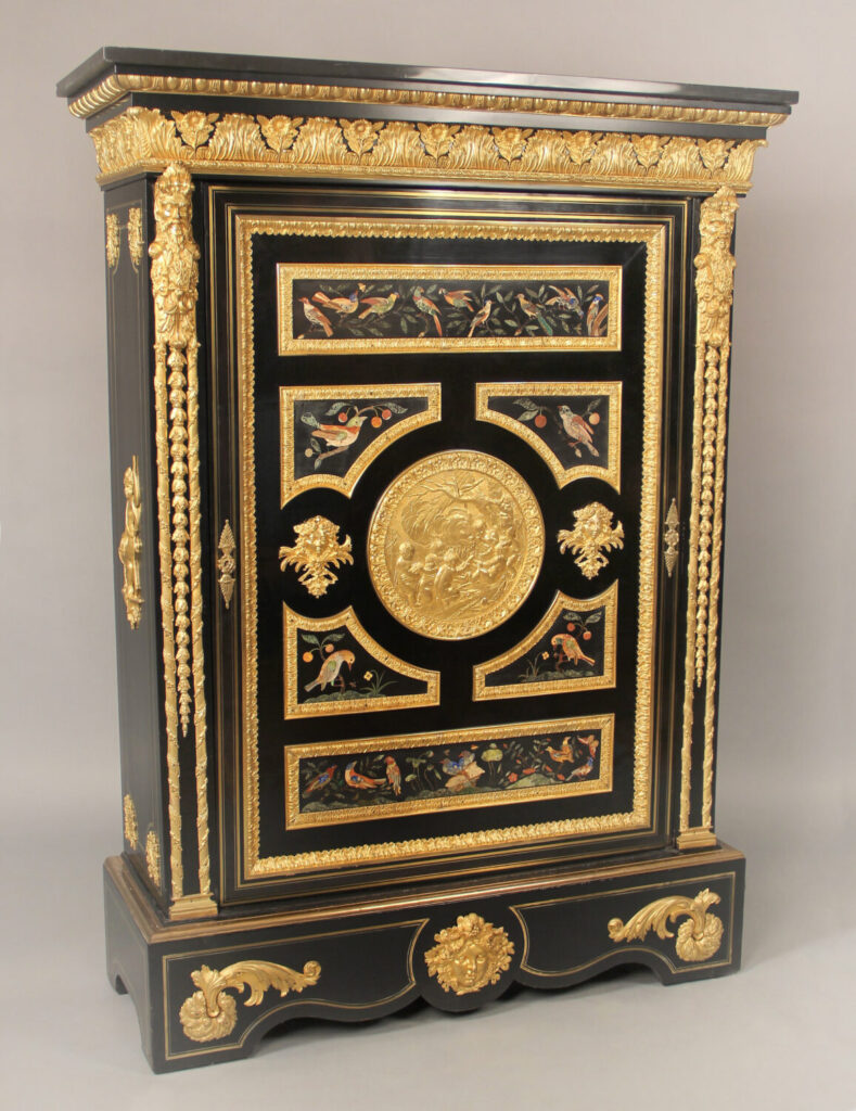 A Fantastic Quality Mid 19th Century Napoleon III Ormolu and Pietre ...