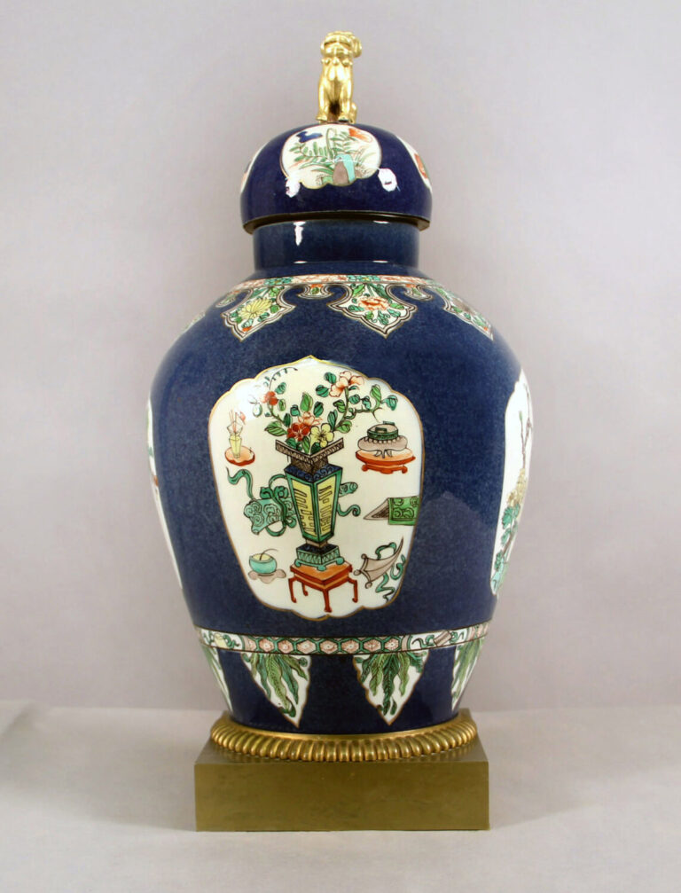 A Late 19th Century Gilt Bronze Mounted Samson Porcelain Oriental ...