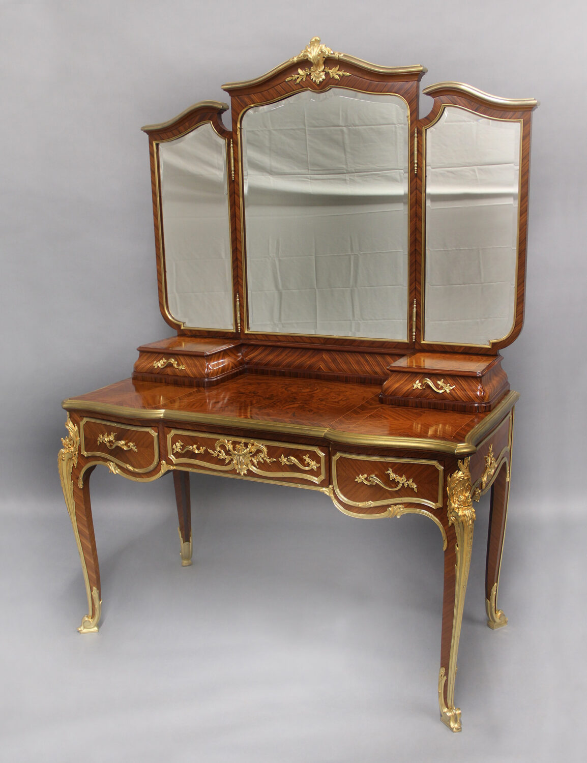 A Unique and Important Late 19th Century Gilt Bronze Mounted Louis XV ...